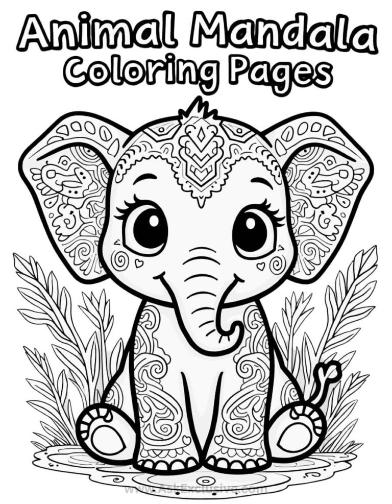10,000+ Coloring Pages For All Ages (Free PDFs Printables)